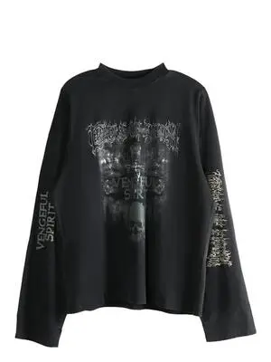 Vetements Cof Spirit Cutup Longsleeve T-shirt - Magnet