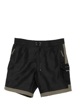 Dolce & Gabbana Logo Swim Shorts - Black
