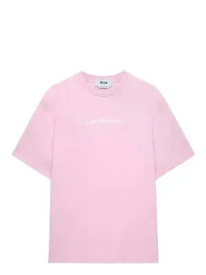 MSGM Printed T-shirt - Pink