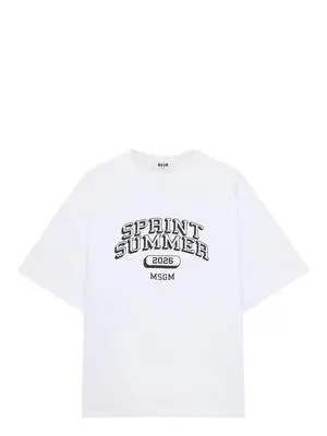 MSGM Graphic T-shirt - White