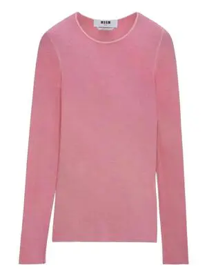 MSGM Long-sleeved Top - Pink