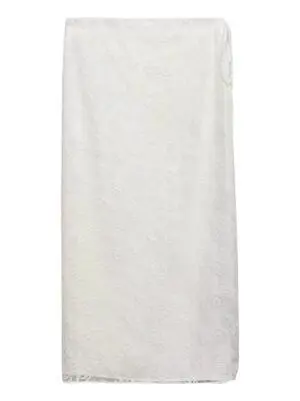 MSGM Lace Maxi Skirt - White