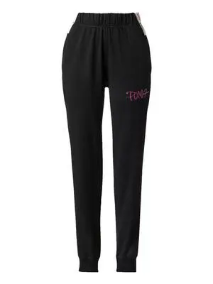 PUMA Logo Track Pants - Black
