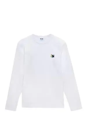 MSGM Long-sleeved T-shirt - White