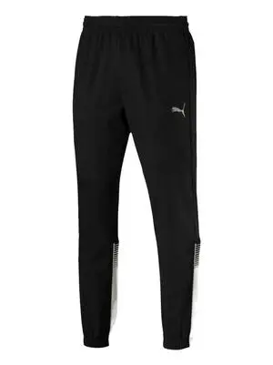 PUMA Logo-detail Elastic-waist Track Pants - Black