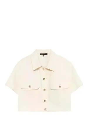Maje Patch-pocket Shirt - Neutrals
