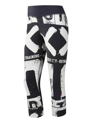 REEBOK Rcf Crossfit Boldface Cropped Leggings - Black