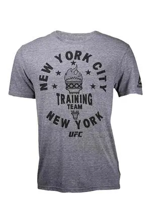REEBOK Ufc 205 Nyc Training Team T-shirt - Grey