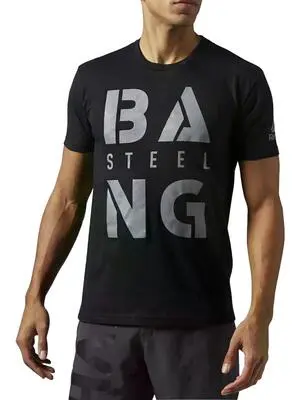 REEBOK Crossfit Bang Steel T-shirt - Black