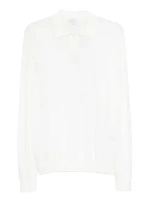 Malo Long-sleeve Polo Shirt - White