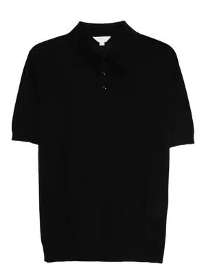 Malo Trim Polo Shirt - Black