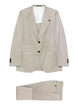 GABRIELE PASINI Herringbone Suit - Neutrals