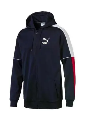 PUMA Hoodie With Logo Detail - Blue