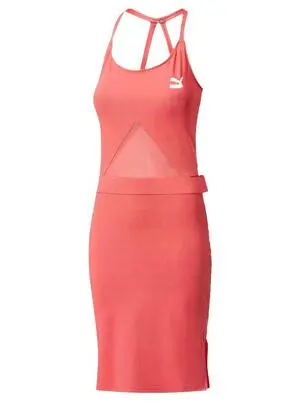 PUMA Archive T7 Midi Dress - Pink