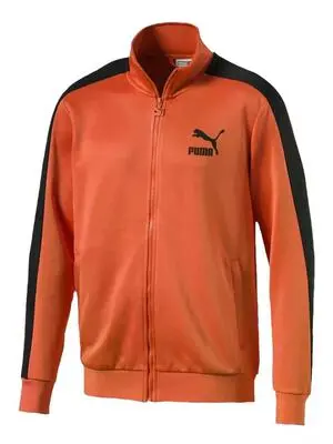 PUMA Classics T7 Zip Sweatshirt - Orange