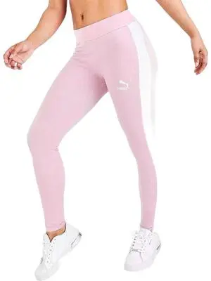 PUMA Side-stripe Leggings - Pink