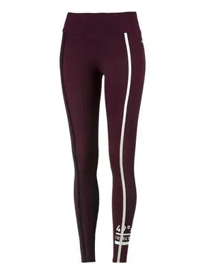 PUMA Stripe-detail Leggings - Purple