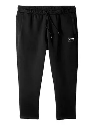 PUMA Cropped Track Pants - Black