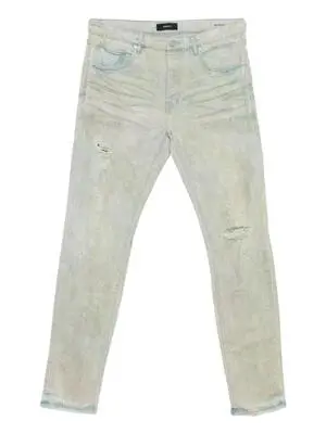 PURPLE BRAND P001 Mud Distressed Jeans - Blue
