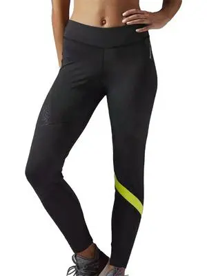REEBOK Elastic-waist Leggings - Black