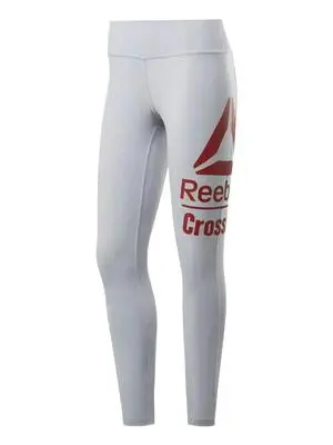 REEBOK Lux 7/8 Logo Leggings - Grey