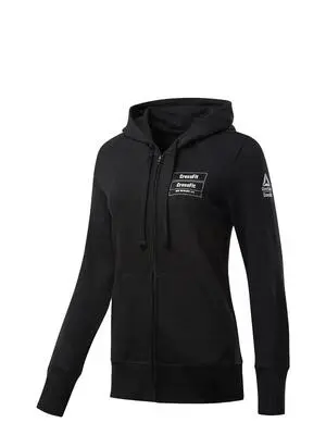 REEBOK Crossfit Zip-up Hoodie - Black