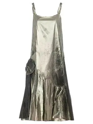 MAISON MARGIELA Foiled Midi Dress - Grey