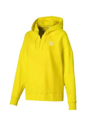 PUMA Half-zip Hoodie - Yellow