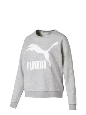 PUMA Logo-print Sweatshirt - Grey
