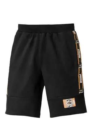 PUMA Logo-detail Track Shorts - Black