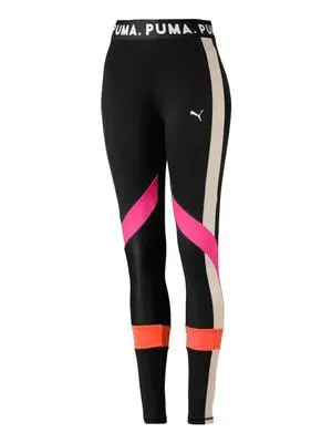 PUMA Chase Colour-block Leggings - Black