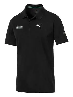 PUMA Mapm Mercedes Polo Shirt - Black