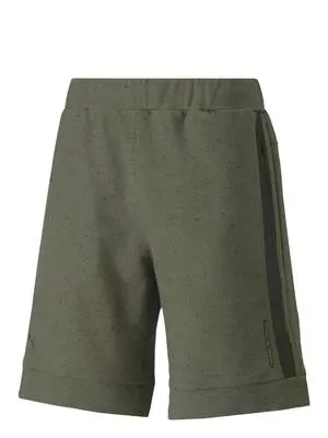 PUMA Logo-detail Track Shorts - Green
