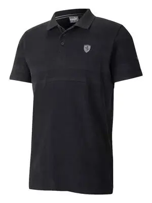 PUMA X Scuderia Ferrari Short-sleeve Polo - Black