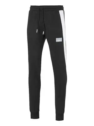 PUMA Logo-plaque Track Pants - Black