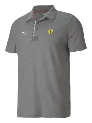 PUMA X Scuderia Ferrari Short-sleeve Polo Shirt - Grey