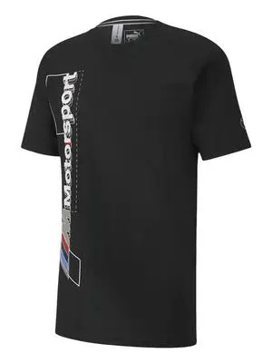 PUMA X Bmw Motorsport Logo-print T-shirt - Black