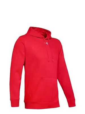 Under Armour Hustle Fleece Long-sleeve Hoodie - Red