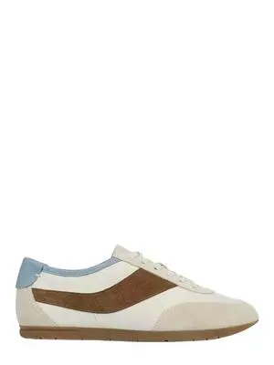 Vince La Runner Leather Sneakers - Neutrals