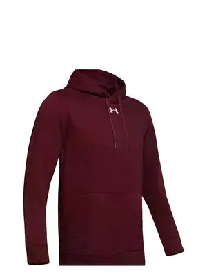 Under Armour Hooded Pullover With Logo - Red