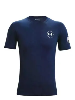 Under Armour Freedom Back Lockup T-shirt - Blue