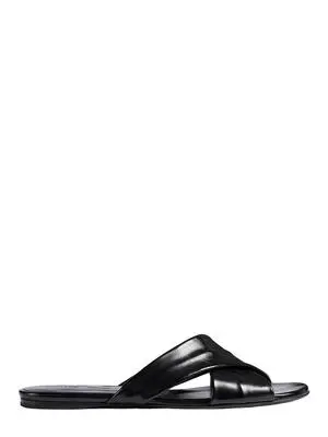 Khaite Liria Flat Sandal - Black