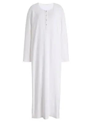 THE ROW Latoya Cotton-jersey Maxi Dress - White