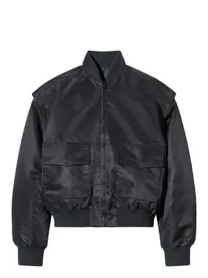 NILI LOTAN Mcguire Bomber Jacket - Black