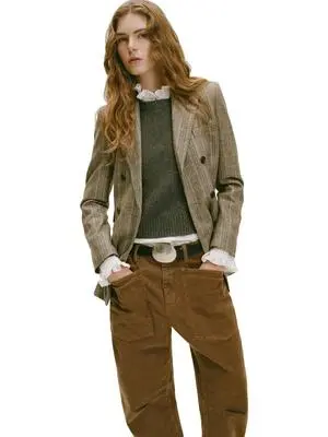 NILI LOTAN Shon Rigid Mid-rise Straight-leg Jeans - Brown