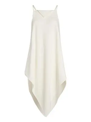 Balenciaga Silk-wool Crepe Scarf Top - Ivory
