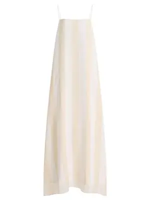 Bondi Born Capri Silk Chiffon Cami Dress - White