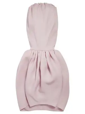 Balenciaga Silk Gazar Balloon Maxi Dress - Light Pink
