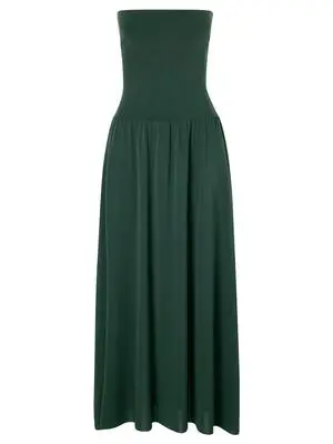 ERES Oda Strapless Maxi Dress - Green