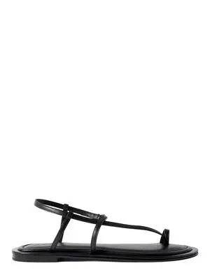 A.emery Reef Leather Sandals - Black